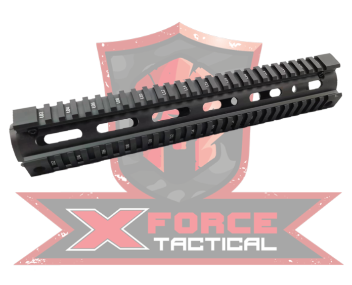 12 inch Metal Handguard-Black | X-Force Tactical