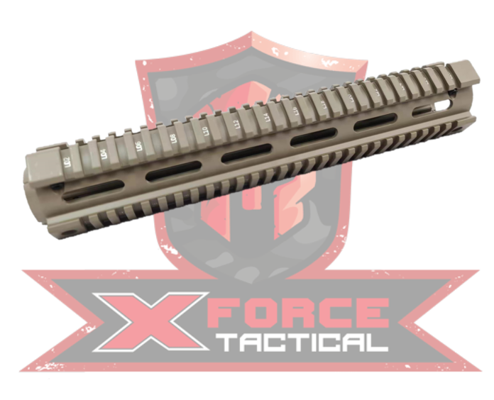 12 inch Metal Handguard-Tan | X-Force Tactical