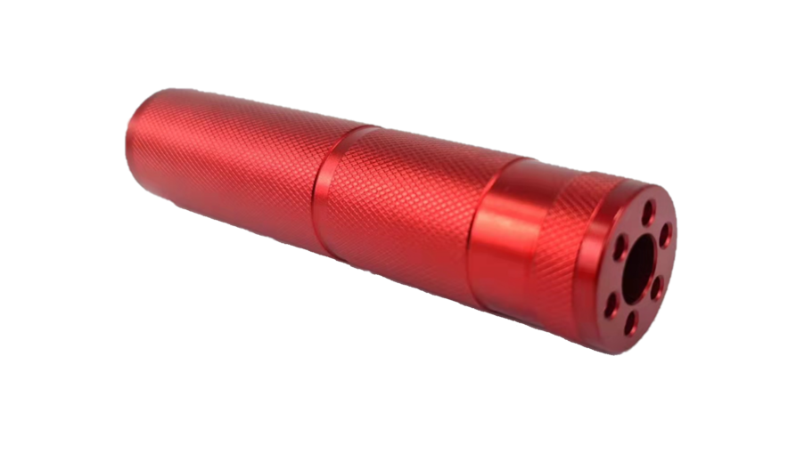14.5 cm Metal Replica Suppressor 19mm - Red | X-Force Tactical