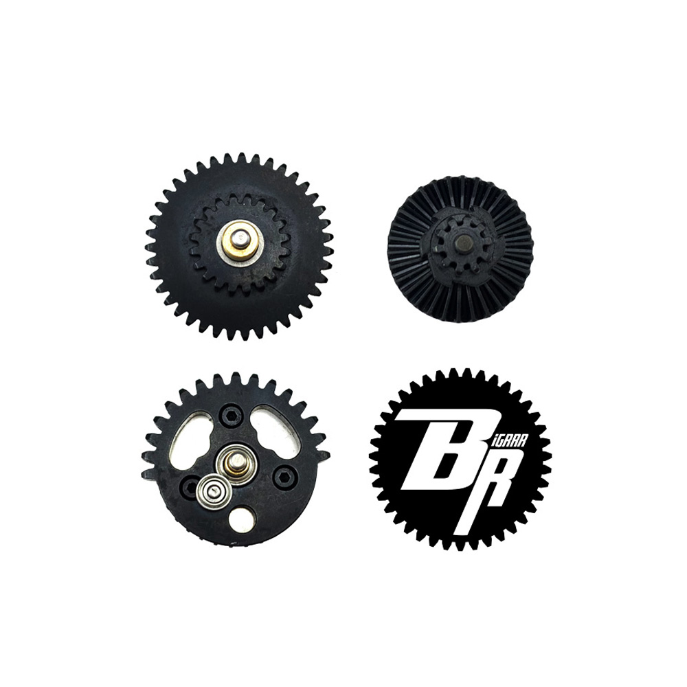 18:1 Big RRR CNC Gear Set with Integrated Bearings | X-Force Tactical