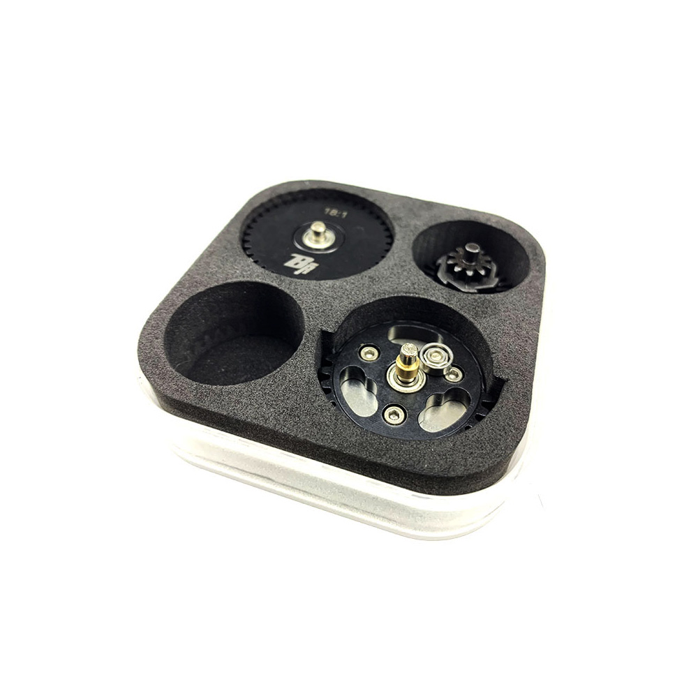 18:1 Big RRR CNC Gear Set with Integrated Bearings | X-Force Tactical