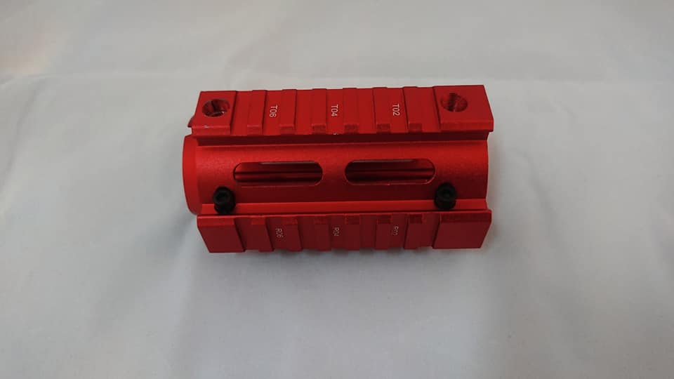 4 Inch Metal Handguard - Red | X-Force Tactical