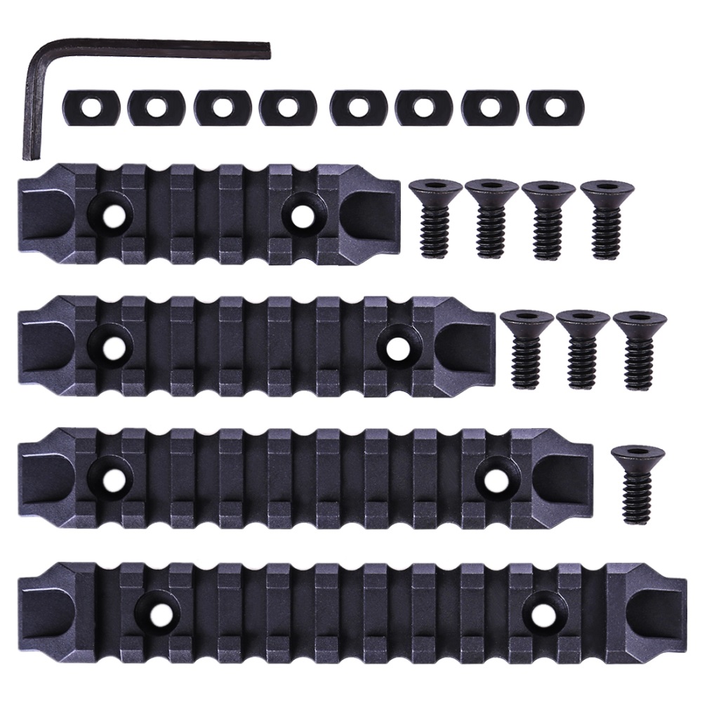 4Pcs Jingji SLR Nylon M-lok Picatinny Rails | X-Force Tactical