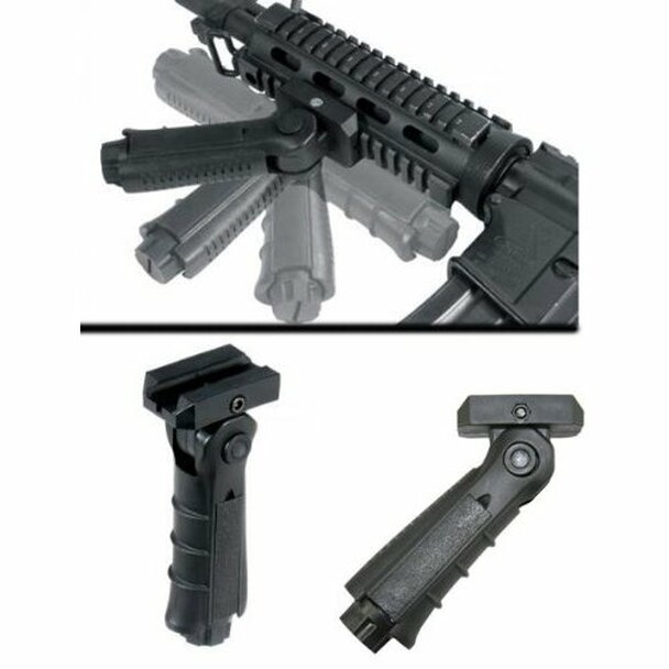 5 Position Folding Foregrip - Black | X-Force Tactical