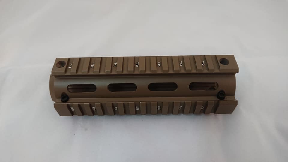 7 inch Metal Handguard-Tan | X-Force Tactical