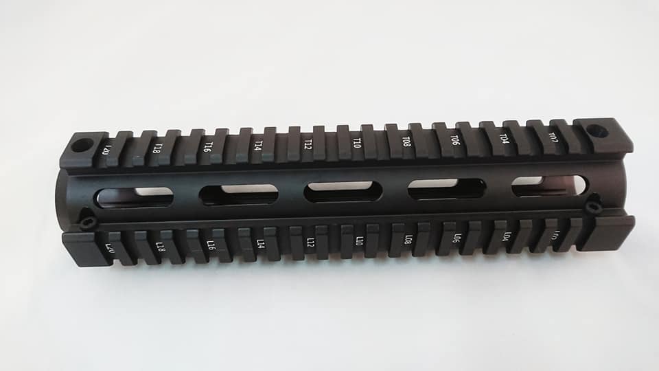 9 inch Metal Handguard-Black | X-Force Tactical