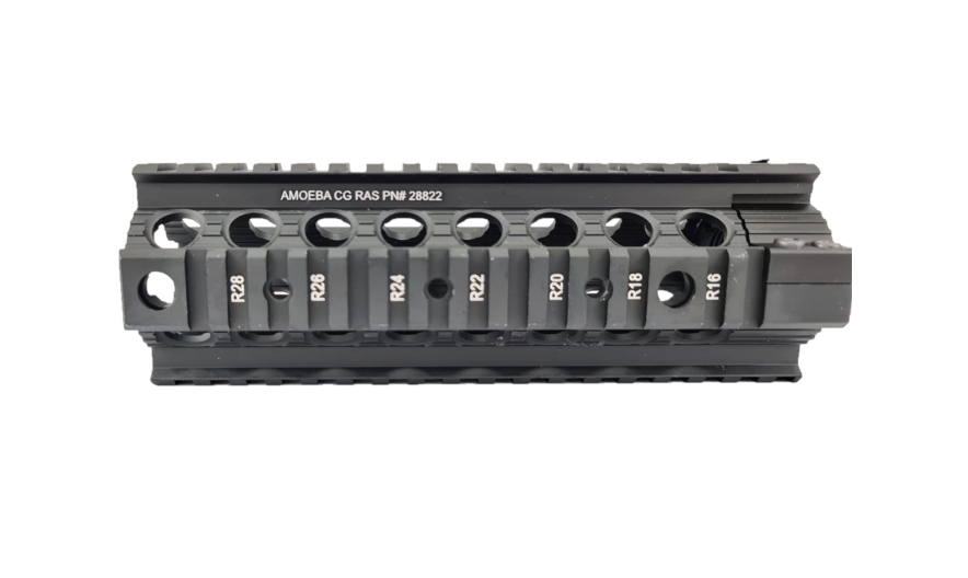 Amoeba CG RAS 7 Inch Metal Handguard - Black | X-Force Tactical