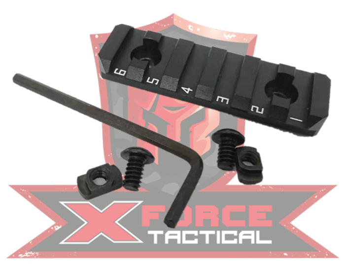 CNC Metal Picatinny Rail 2.5 inch | X-Force Tactical