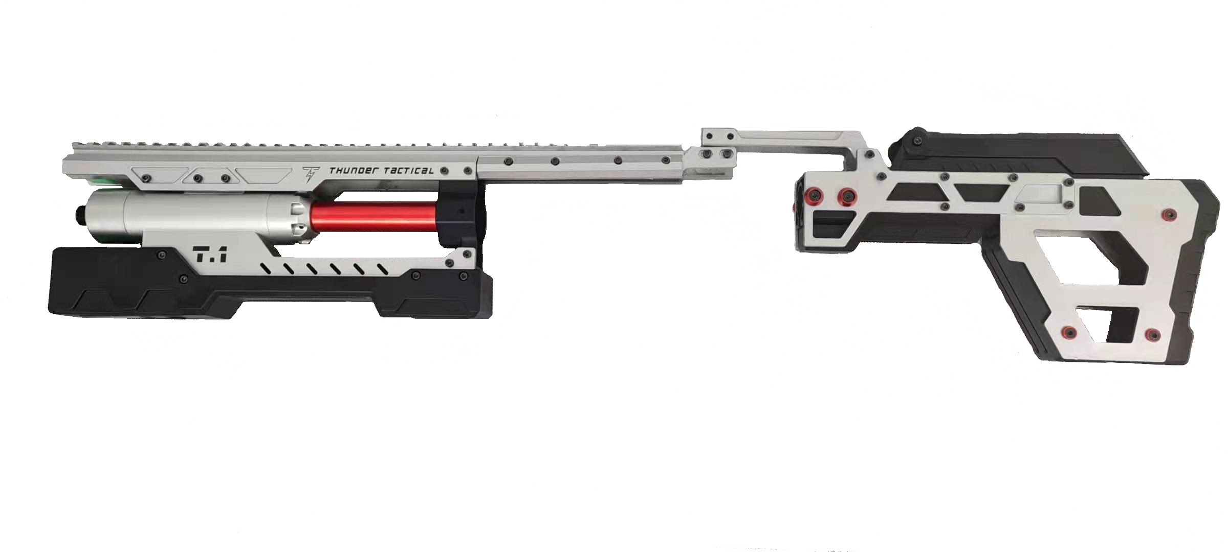 E-Cannon STRYKER XT1-S M4 Gel Blaster (Silver) | X-Force Tactical