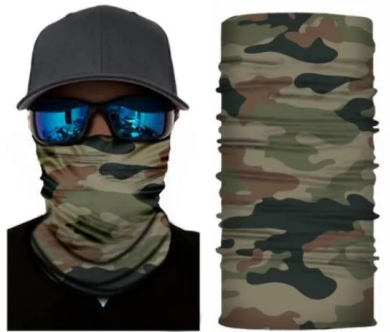 Face Cover/Bandana Dark Standard Camo | X-Force Tactical