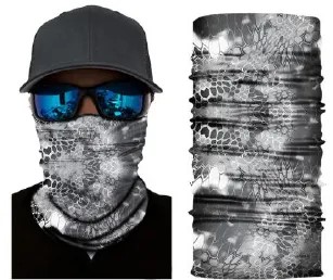 Face Cover/Bandana Grey Snake Skin | X-Force Tactical
