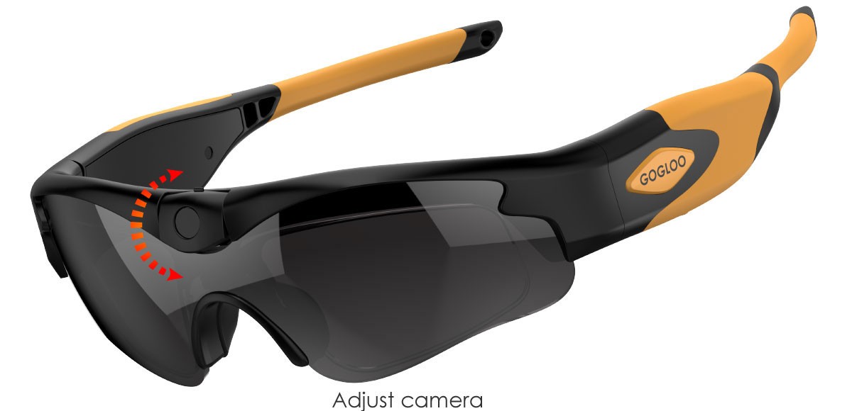 GOGLOO E7 WiFi HD Video Glasses - with Standard dark Grey Lenses | X-Force Tactical