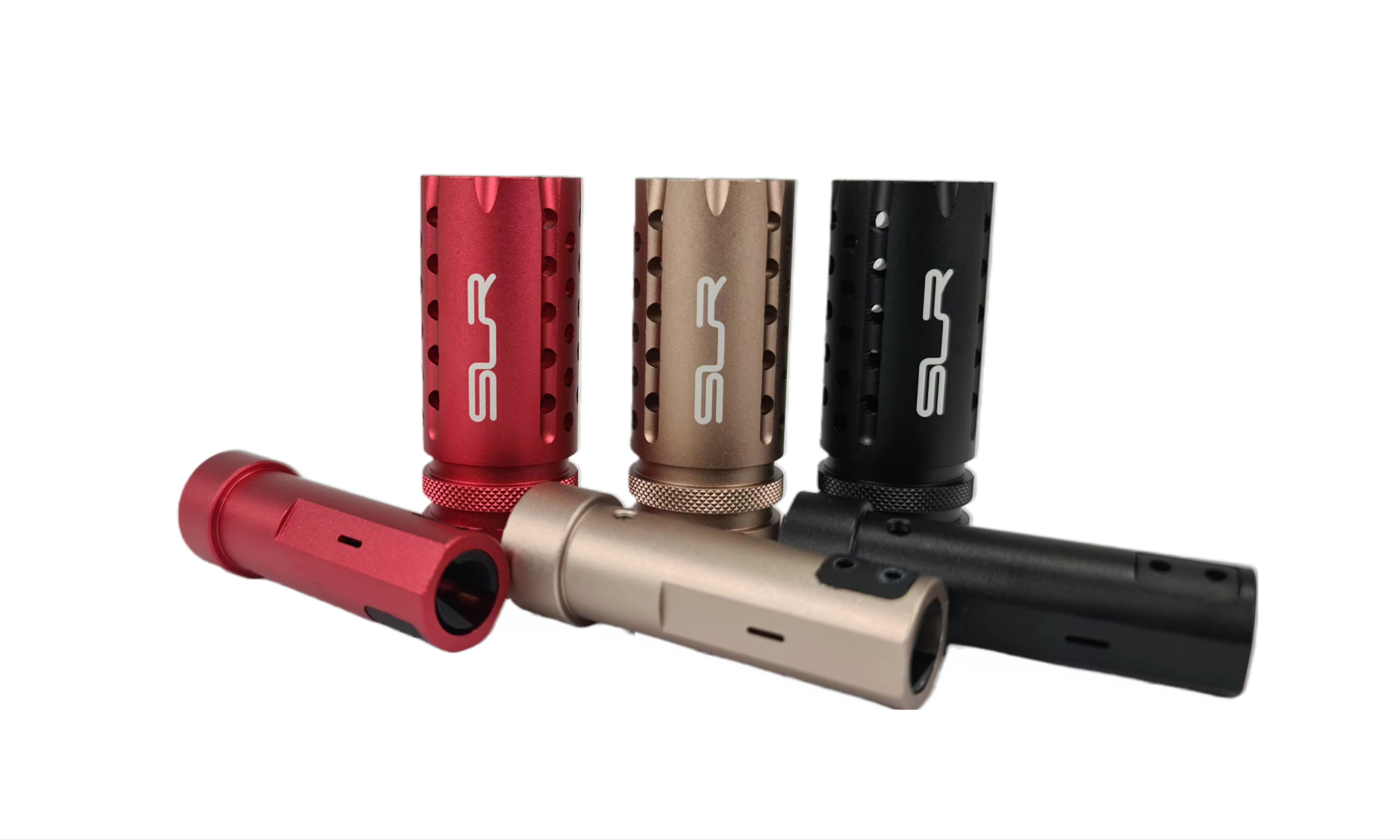 Hop Up SLR Flash Hider With Ihobby Hop Up Unit 14mm CCW | X-Force Tactical