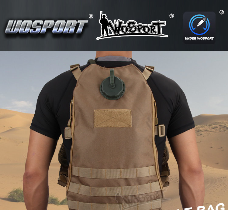 HydroBack 3L Water Backpack - Black | X-Force Tactical