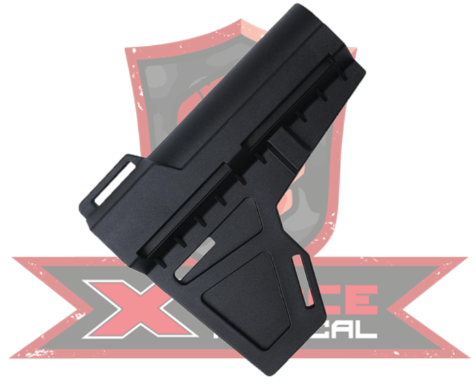 KAK Shockwave Blade Stock for M4 Gel Blaster - Black | X-Force Tactical