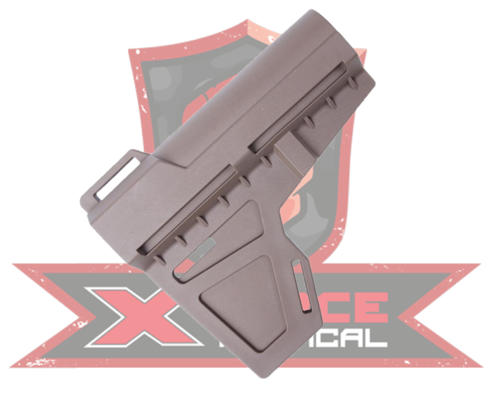 KAK Shockwave Blade Stock for M4 Gel Blaster - Tan | X-Force Tactical