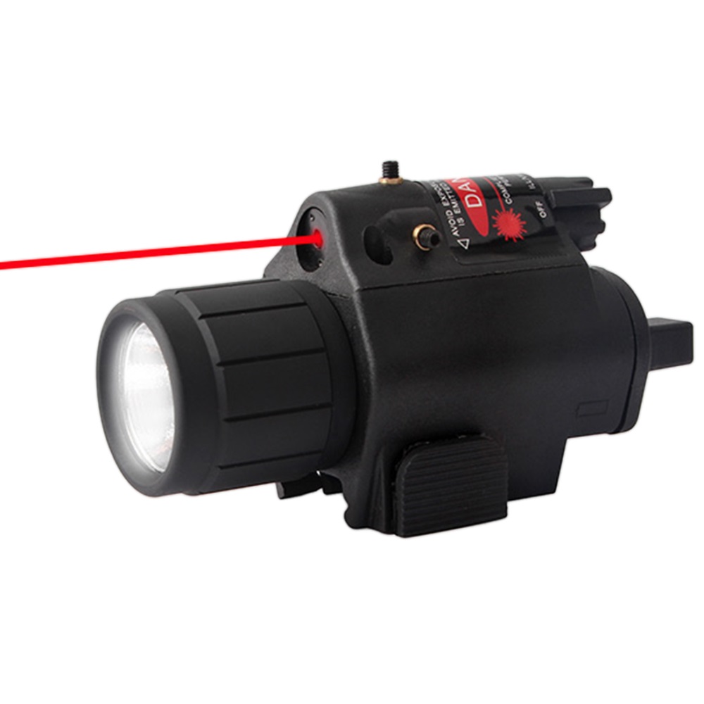LED Tactical Red Laser/Flashlight - Black | X-Force Tactical