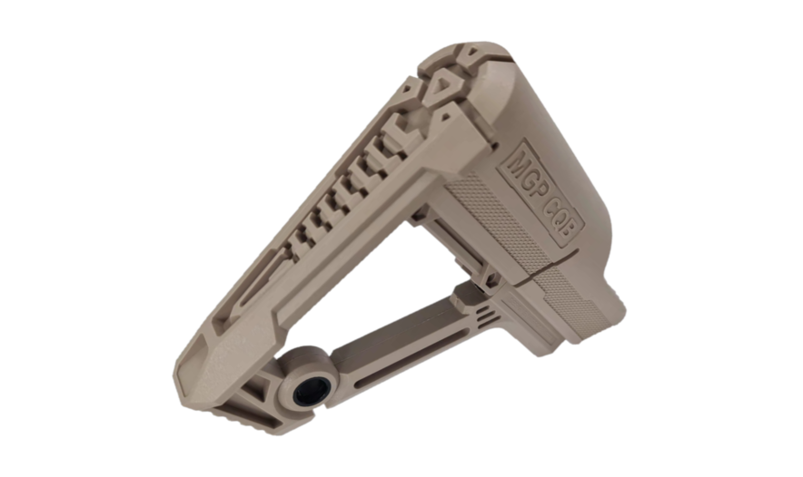 MGP CQB SBR Nylon Gel Blaster Buttstock-Tan | X-Force Tactical