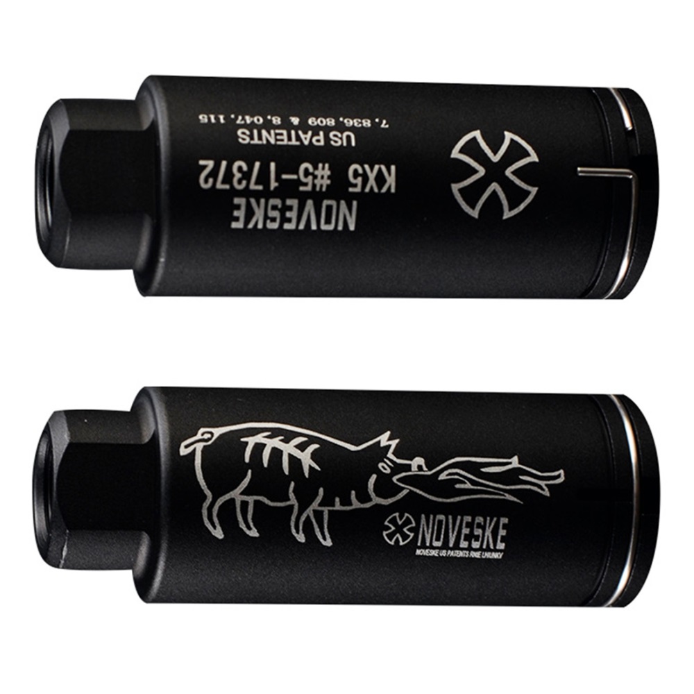 Noveske Spitfire Pig Flash hider 14 mm - Black | X-Force Tactical