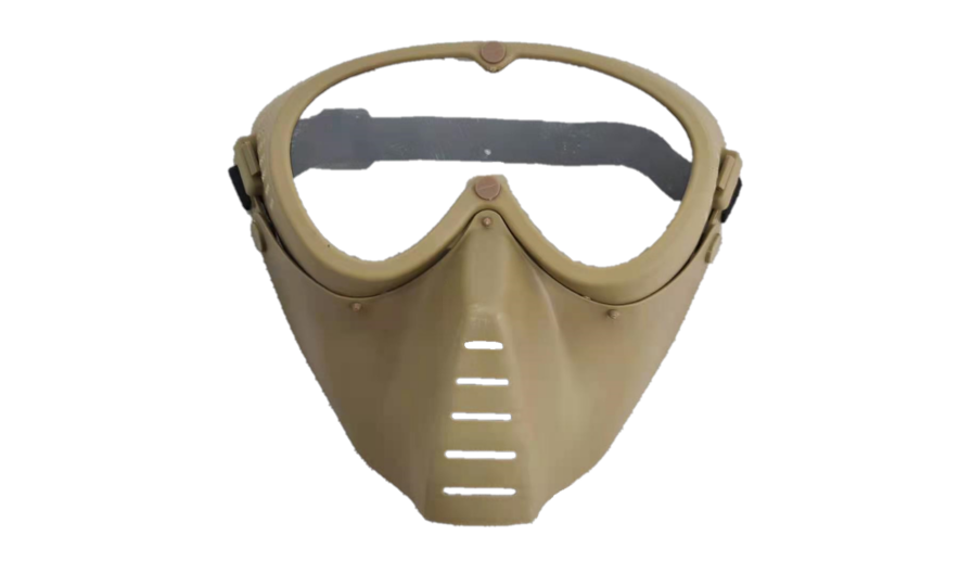 Tactical Military Facemask Aviator Lense - Tan | X-Force Tactical