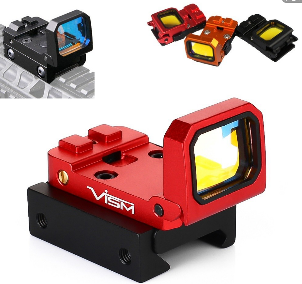 Vism Pistol Flip sight - Red | X-Force Tactical