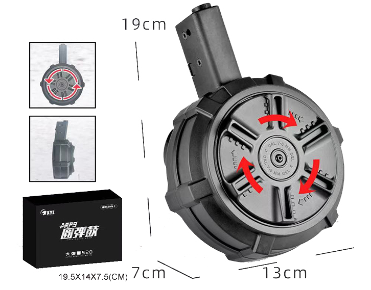 XYL ARP9 Nylon Drum Mag | X-Force Tactical