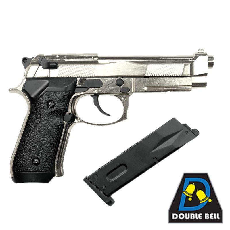 Double Bell Taurus M92 Gel blaster Pistol - Silver | X-Force Tactical