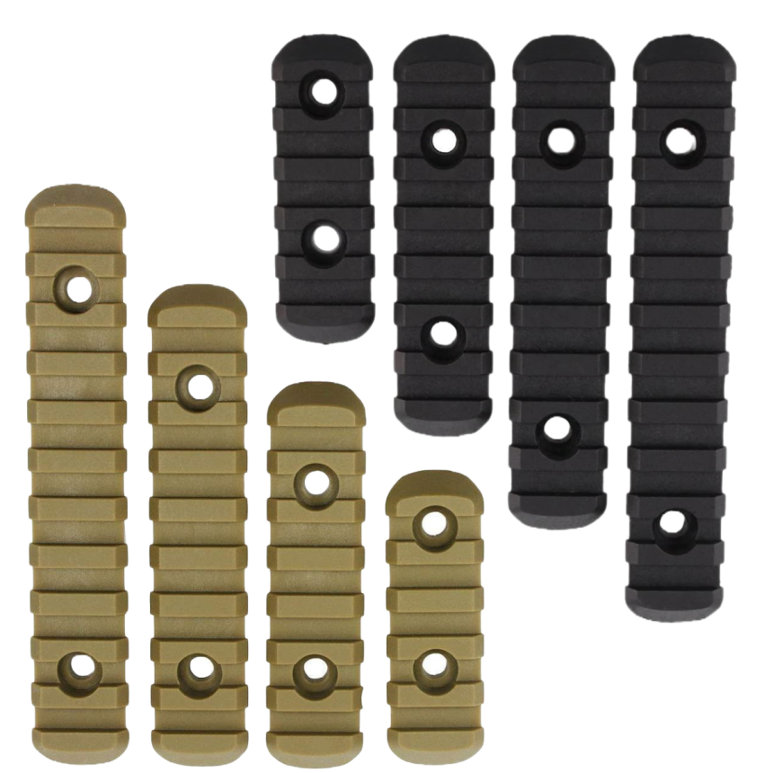 MP MOE 4pcs Polymer Picatinny Rail SET - M-LOK | X-Force Tactical