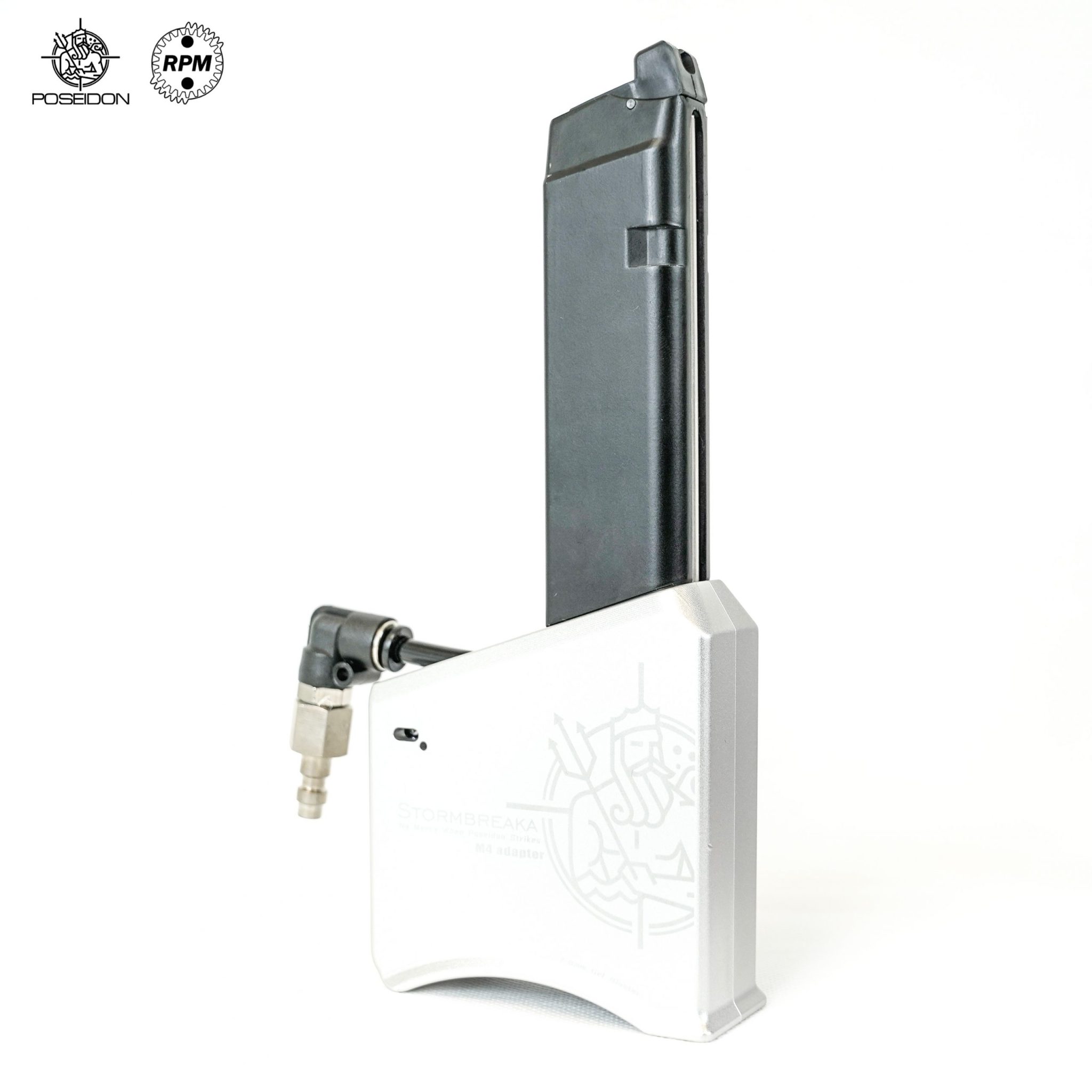 Stormbreaka RPM/Poseidon and Glock M4 Adapter - Silver | X-Force Tactical