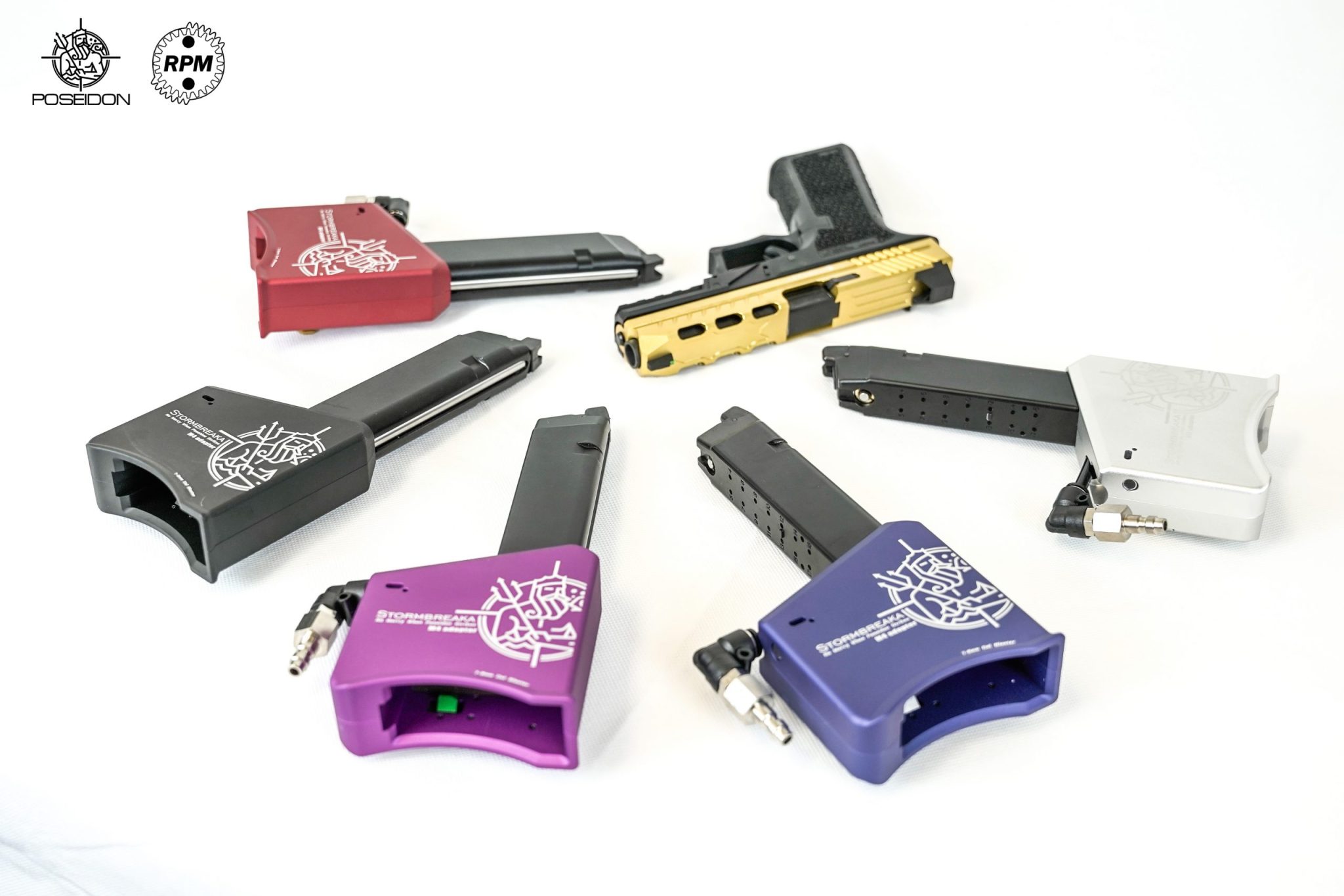 Stormbreaka RPM/Poseidon and Glock M4 Adapter - Silver | X-Force Tactical