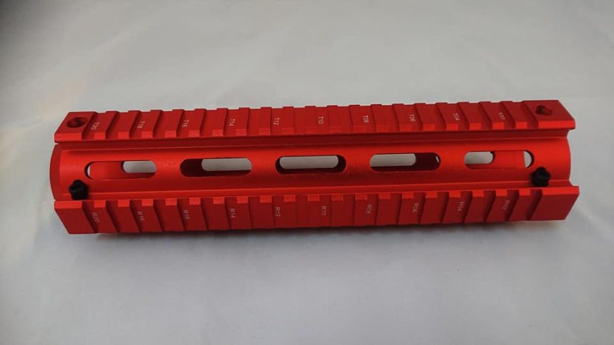9 inch Metal Handguard-Red | X-Force Tactical
