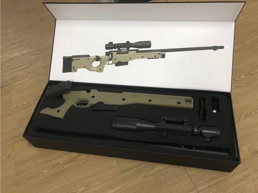 ZM AWM SNIPER RIFLE GEL BLASTER - Tan | X-Force Tactical