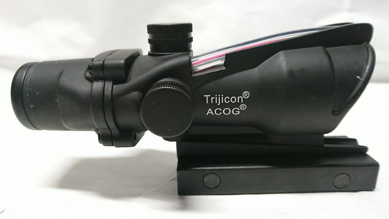 Trijicon ACOG Tactical Assault Rifle Scope Red Optical Fibre - Black ...