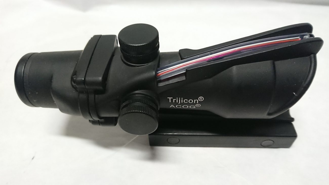 Trijicon ACOG Tactical Assault Rifle Scope Red Optical Fibre - Black ...