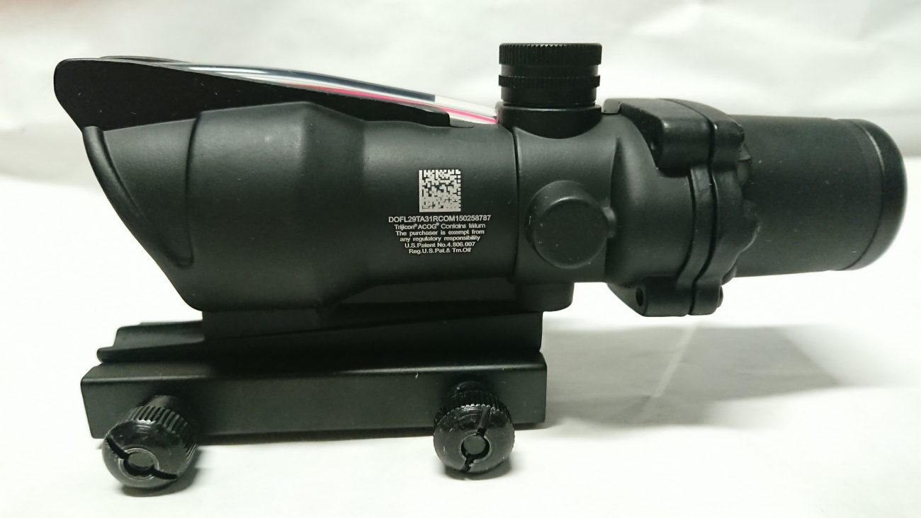 Trijicon ACOG Tactical Assault Rifle Scope Red Optical Fibre - Black ...