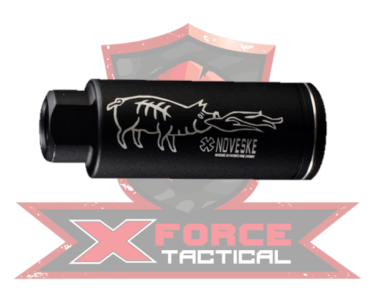 Noveske Spitfire Pig Flash hider 14 mm - Black | X-Force Tactical