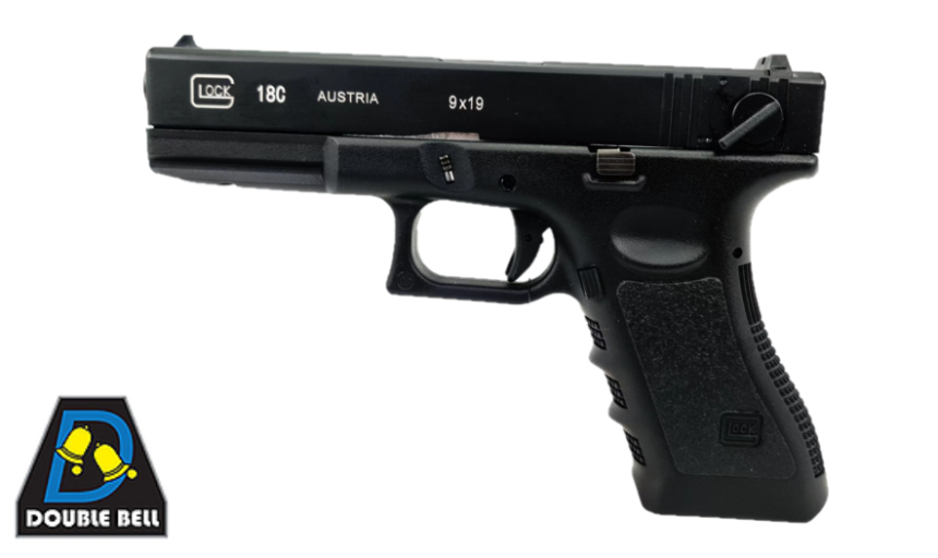 DOUBLE BELL Glock 18C Gas Blowback Gel Blaster (Semi/Full Auto) | X ...