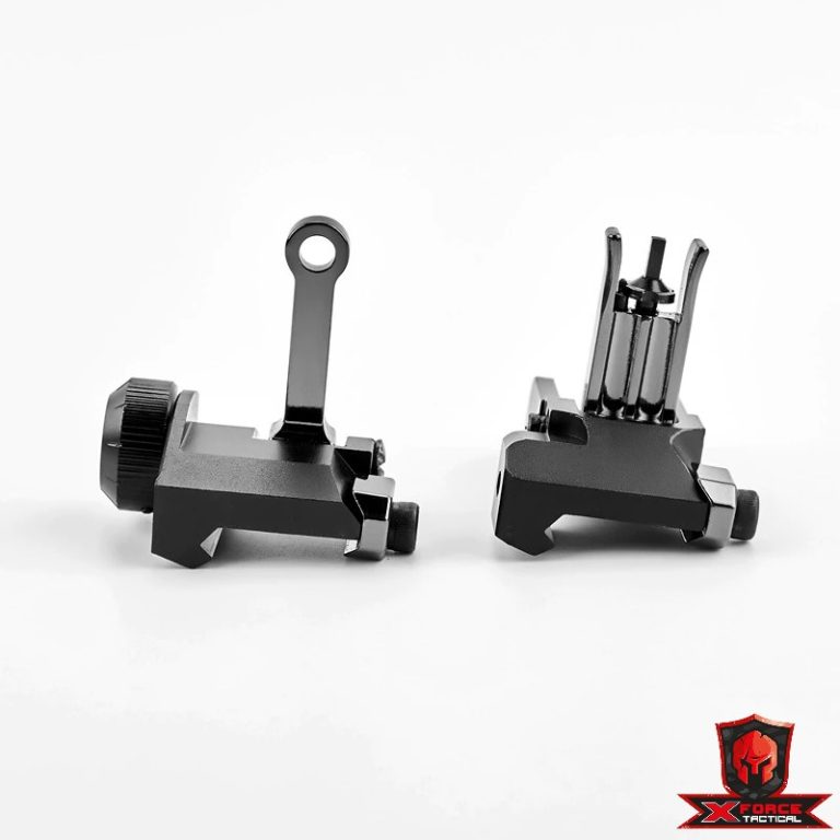 KAC Mk18 metal iron sights set - Black | X-Force Tactical