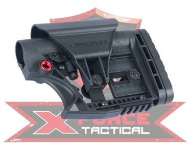 LUTH-AR-MBA-3 Tactical Nylon Stock - Black | X-Force Tactical