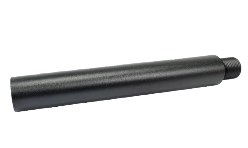 12cm Metal Outer Barrel Extension - Black | X-Force Tactical