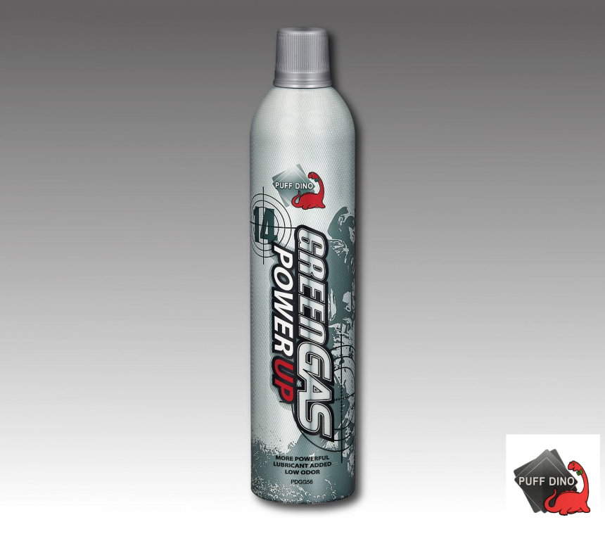 Puff Dino Green Gas - PowerUp - 14KG | X-Force Tactical