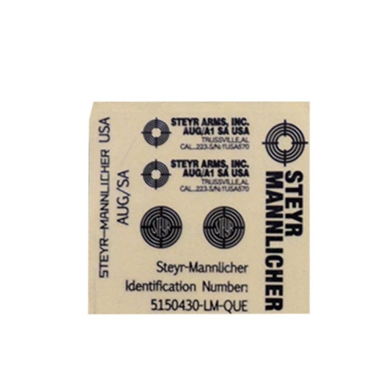 AUG Series Metal Stickers | X-Force Tactical