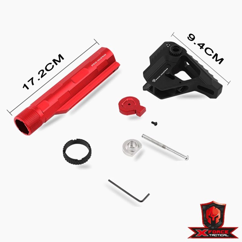 Pit Viper Stock By Strike Industries - Red/Black | X-Force Tactical