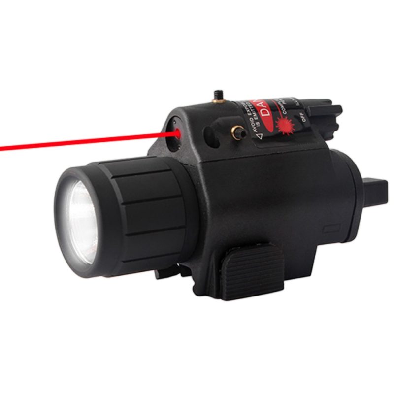 LED Tactical Red Laser/Flashlight - Black | X-Force Tactical