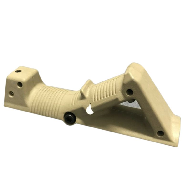 Triangle Grip with Red Laser - Tan | X-Force Tactical