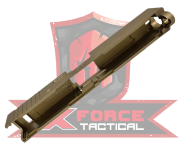 Kublai P1 Glock Metal Slide - Tan | X-Force Tactical