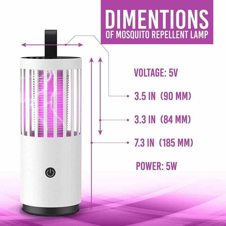 Portable Bug Zapper - White | X-Force Tactical