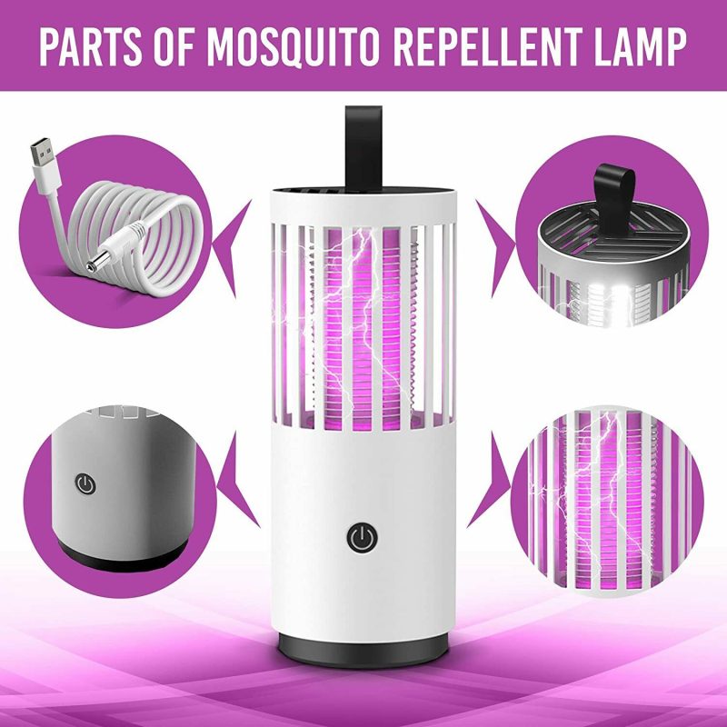 Portable Bug Zapper - White | X-Force Tactical