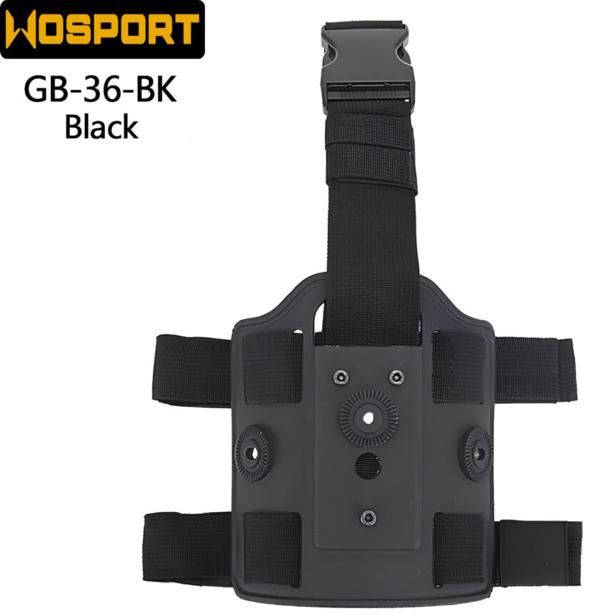 Tactical Drop Leg Holster Mounting Platform - BK | X-Force Tactical
