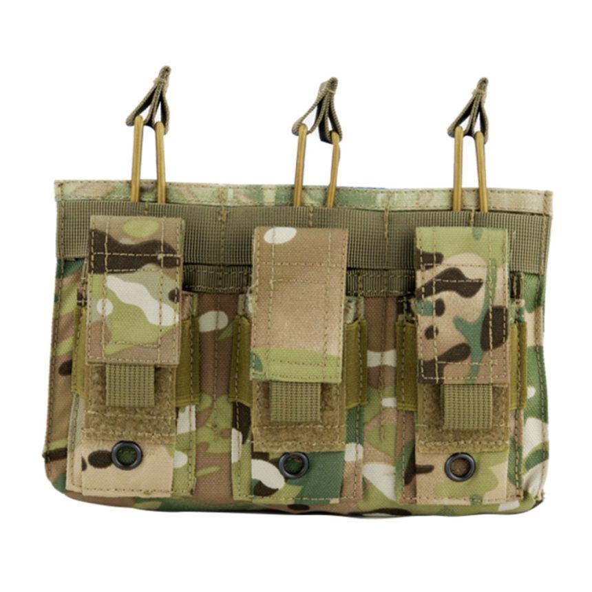 WST MOLLE Triple Stacker M4 Mag Pouch-cp | X-Force Tactical